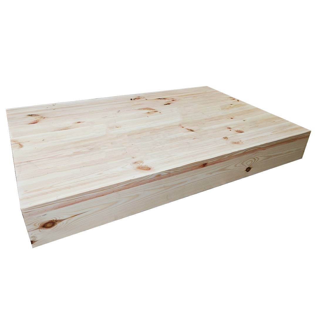 Display platform in natural wood, Size: 120 x 80 cm, Height: h 15 cm ...