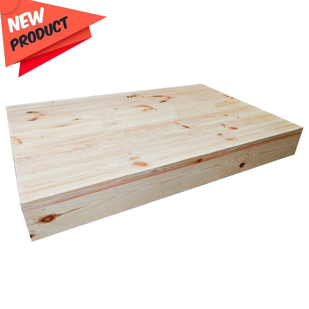 Display platform in natural wood, Size: 120 x 80 cm, Height: h 15 cm ...