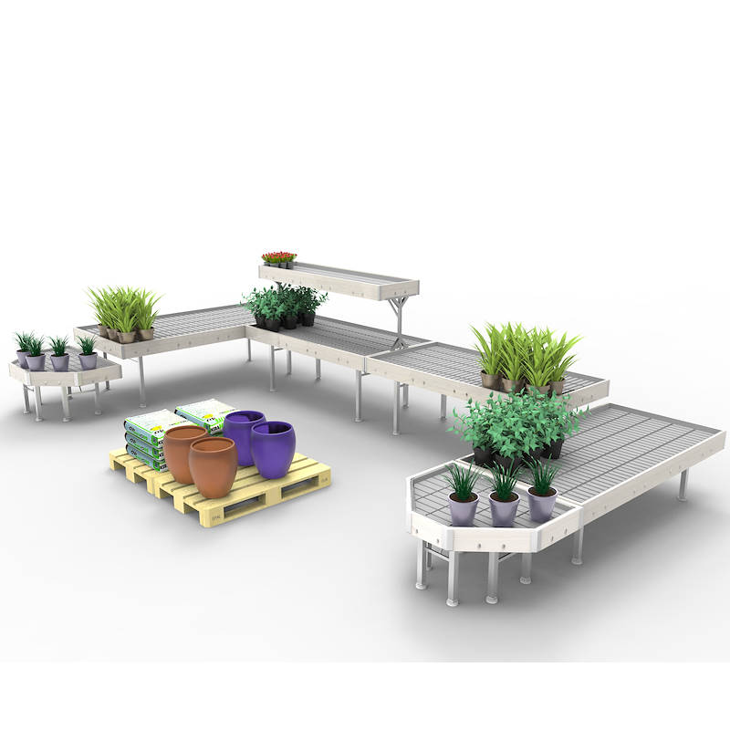 Furniture for plants and flowers, sale of garden center products, 1